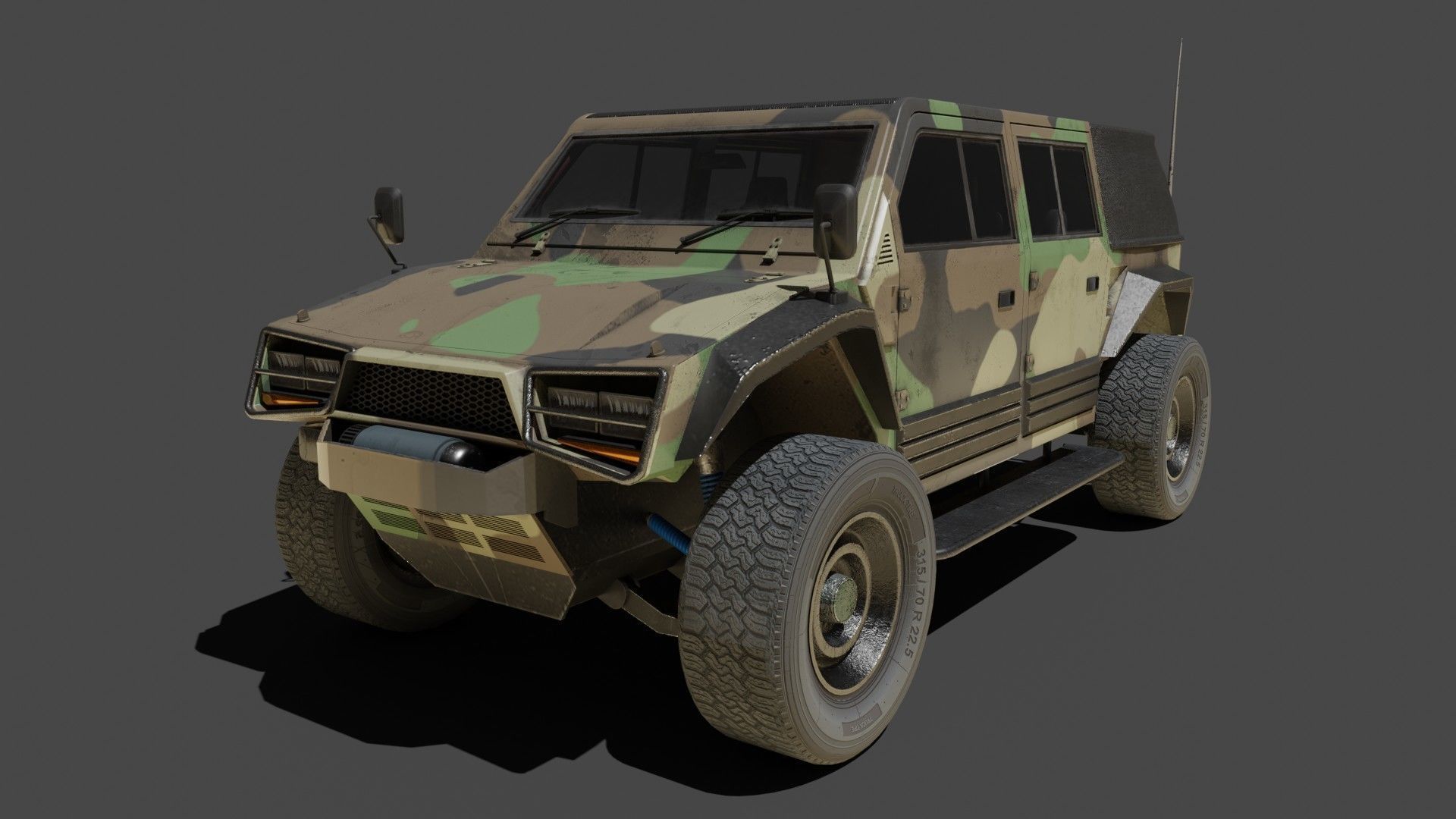 3D model Maung Pindad Military car VR / AR / low-poly | CGTrader