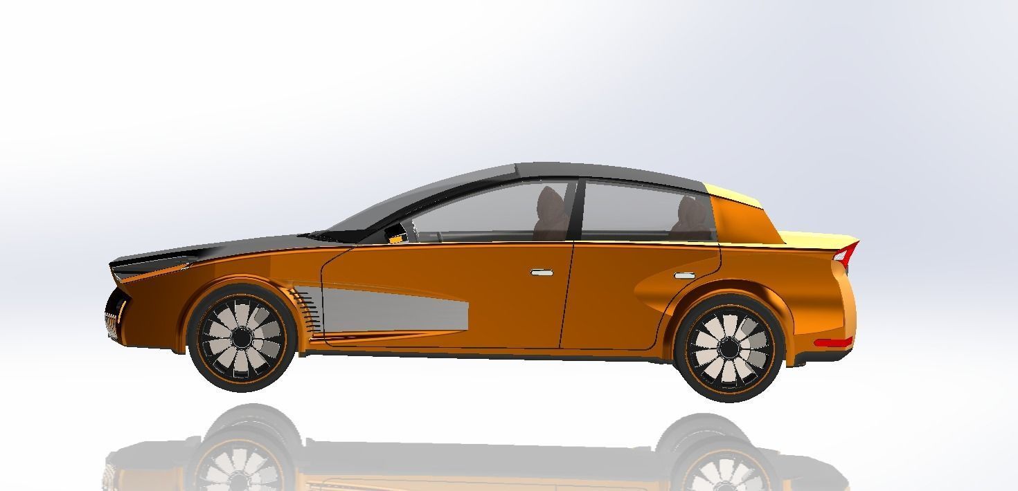 Sporty Compact 3D model | CGTrader