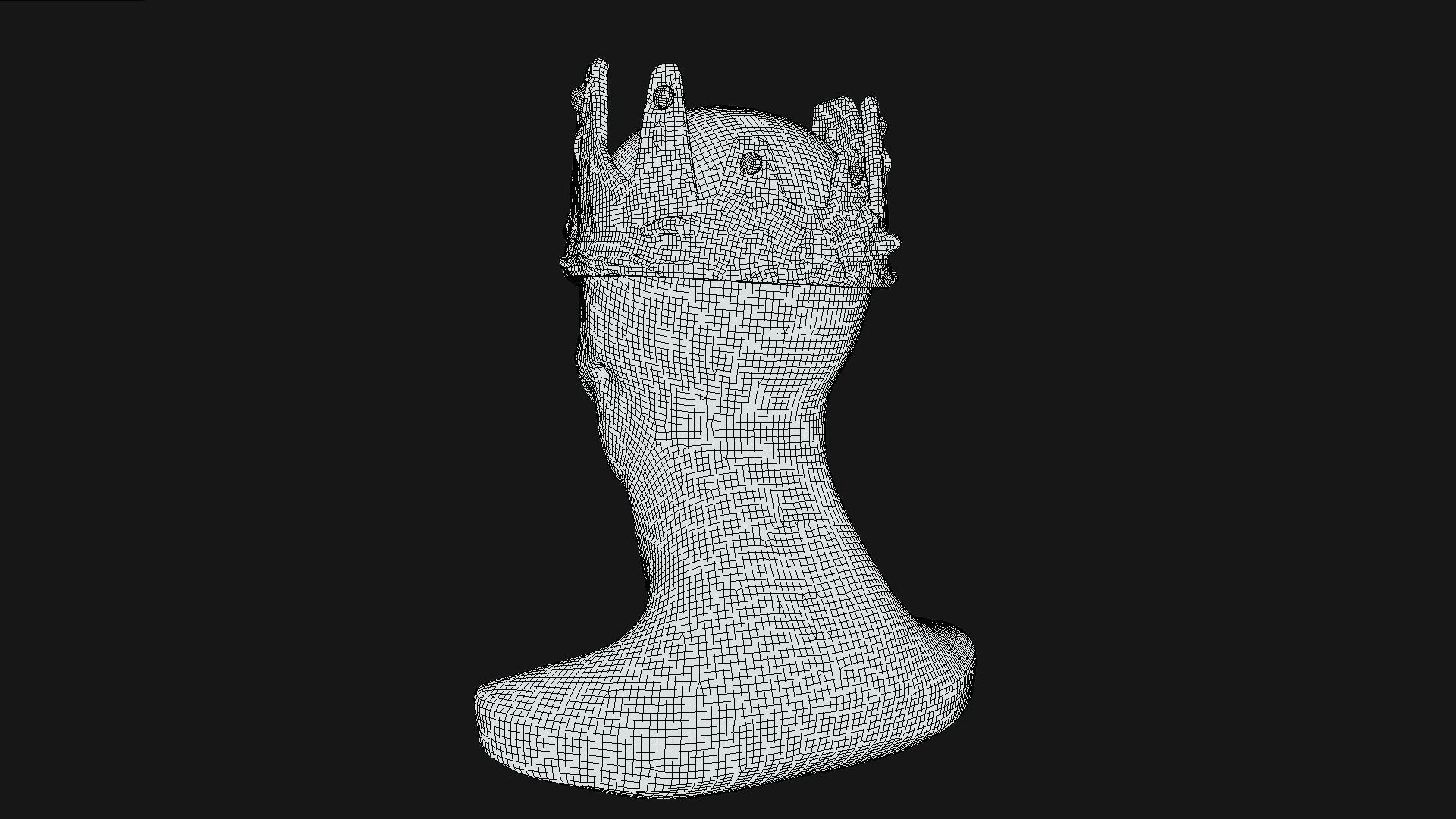 Gold Jade King Crown with Gems Stones 3D model | CGTrader