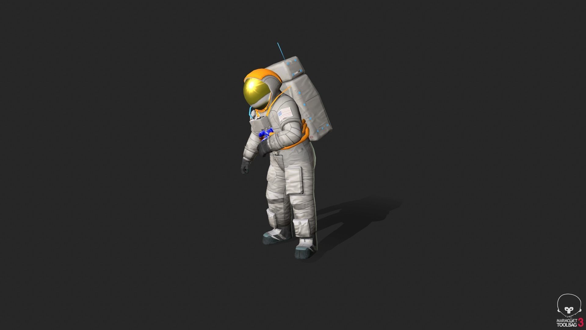 3D model Spaceman VR / AR / low-poly | CGTrader