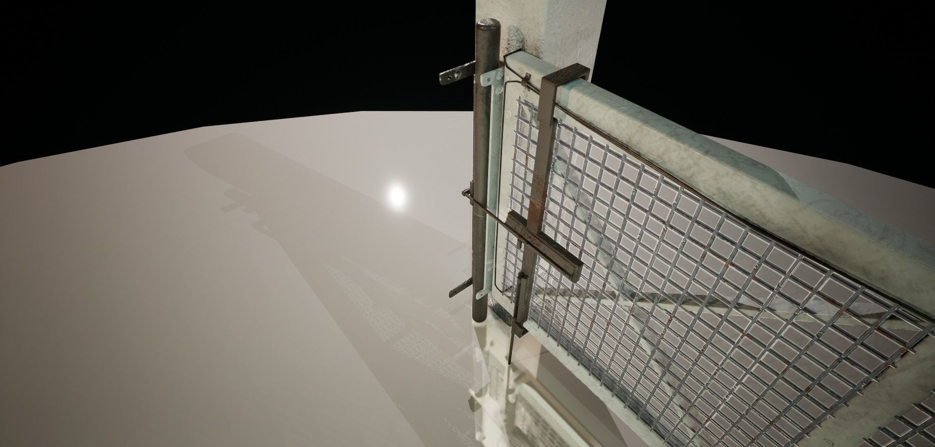 3D model Rail Gate train station crossing gate VR / AR / low-poly ...