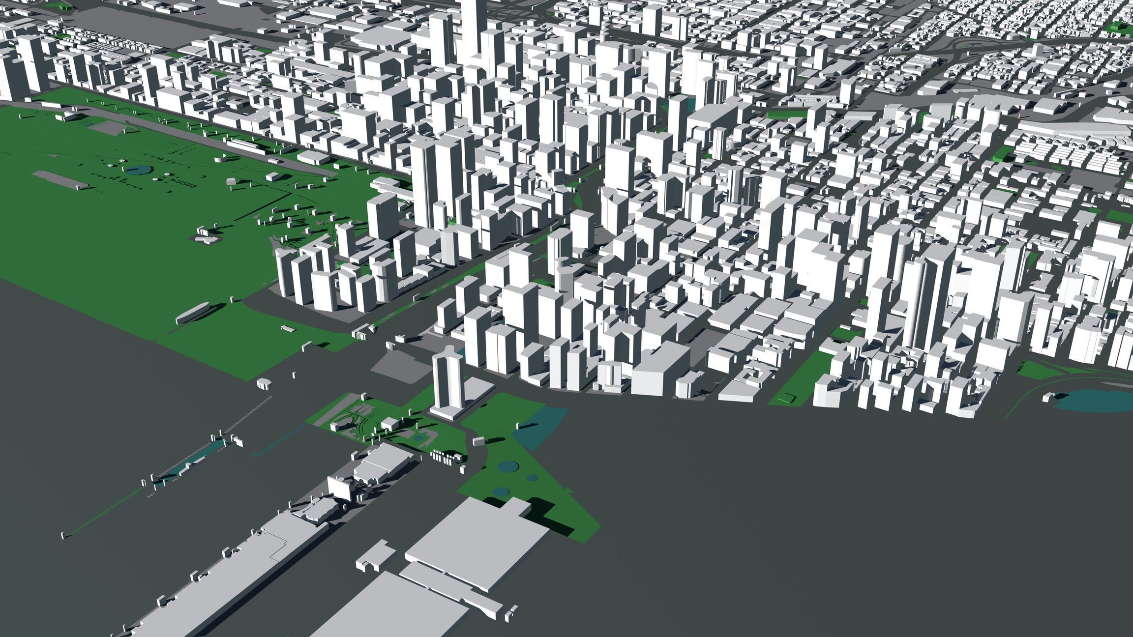 Chicago USA - Mass buildings 3D model | CGTrader