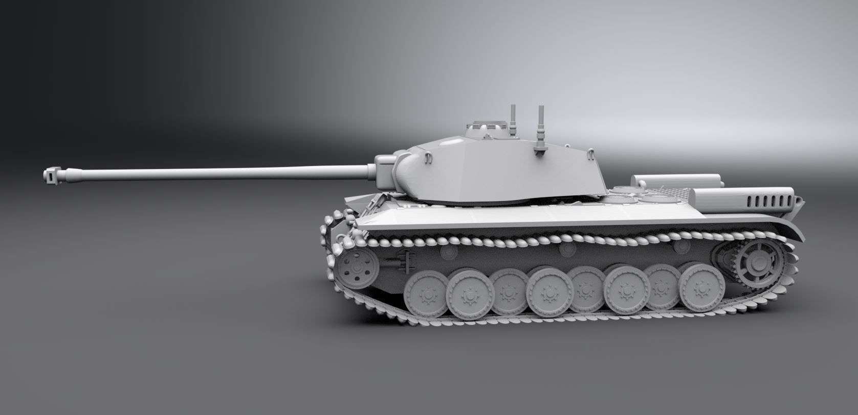 FCM 50t Scale model 3D model 3D printable | CGTrader