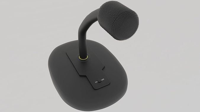 Computer microphone 3D model | CGTrader