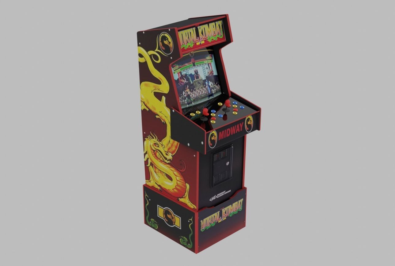 Classic Arcade Machine 3D Model 3D model | CGTrader