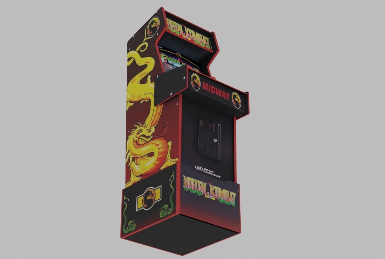 Classic Arcade Machine 3D Model 3D model | CGTrader