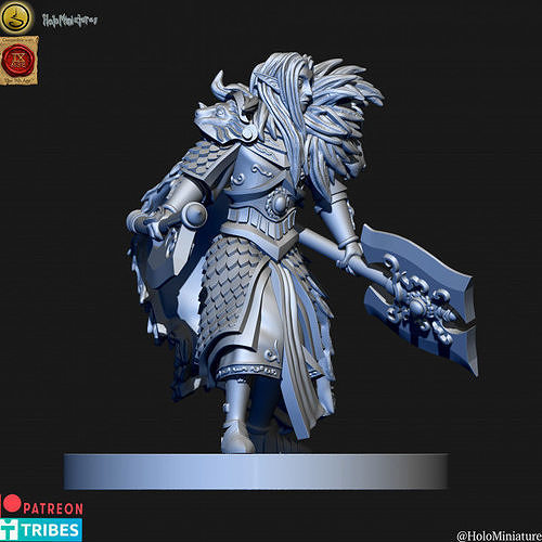 Highborn elves Lion guard lord 3D model 3D printable | CGTrader