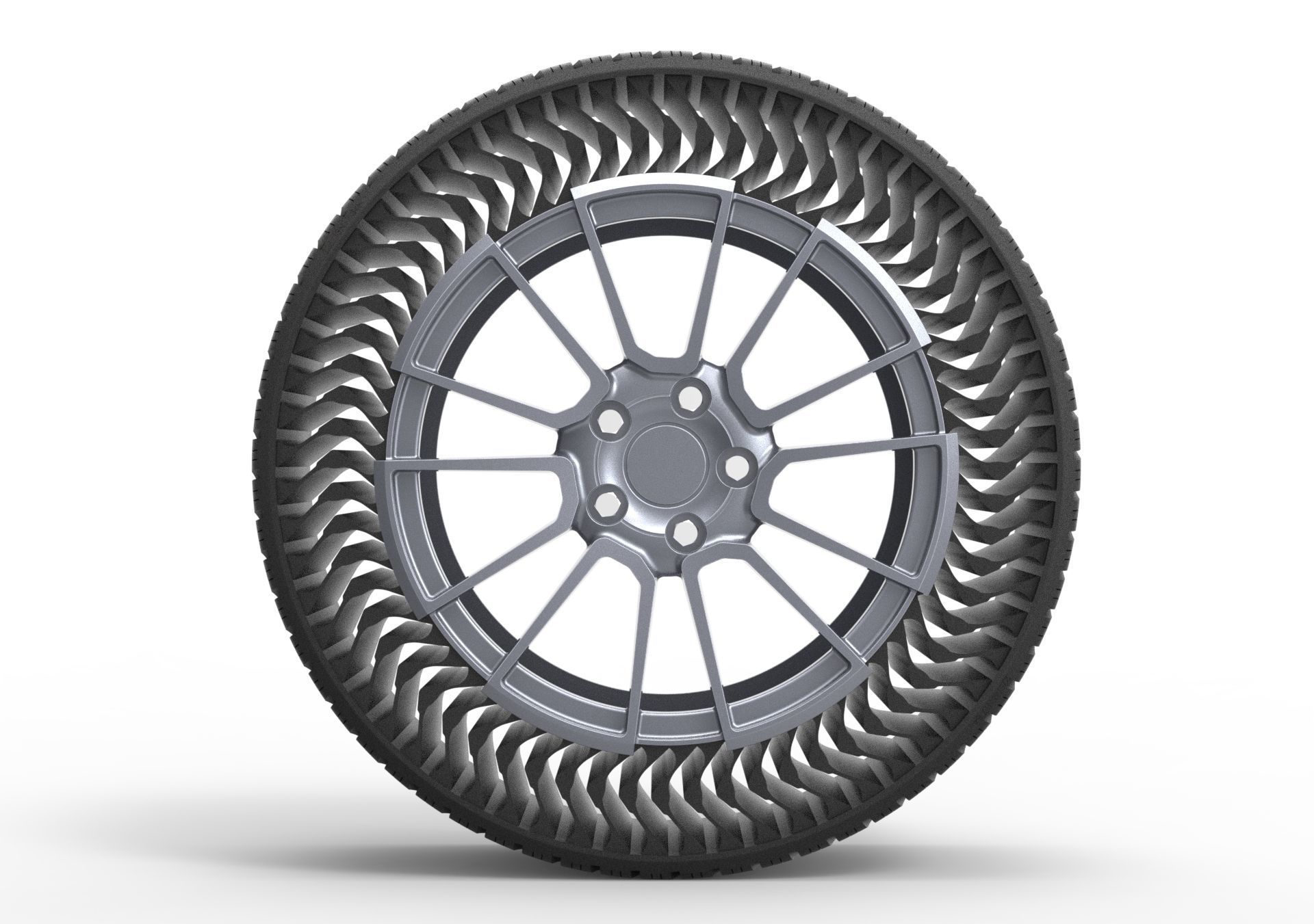 Michelin Uptis Prototype 3D model | CGTrader