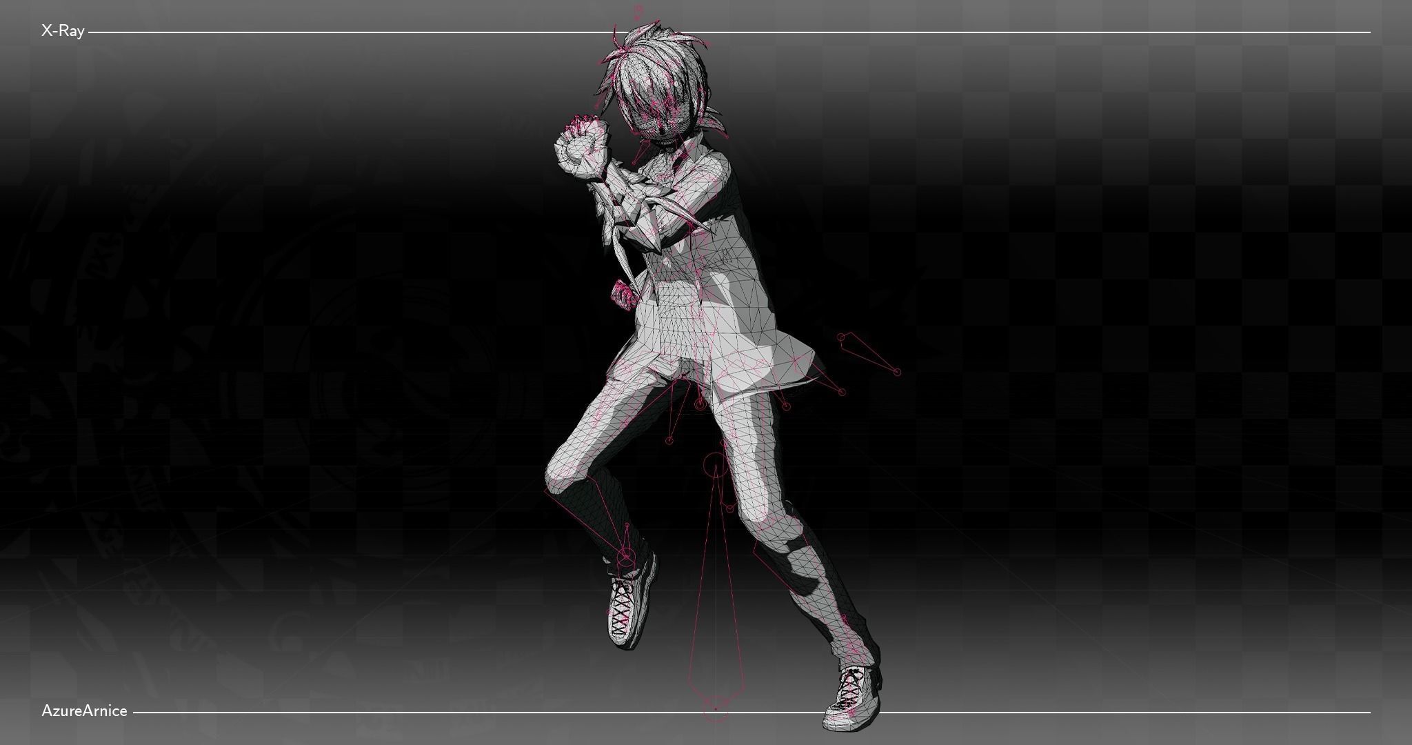 3D model Highschool DxD - Issei Hyoudou MMD Model VR / AR / low-poly ...