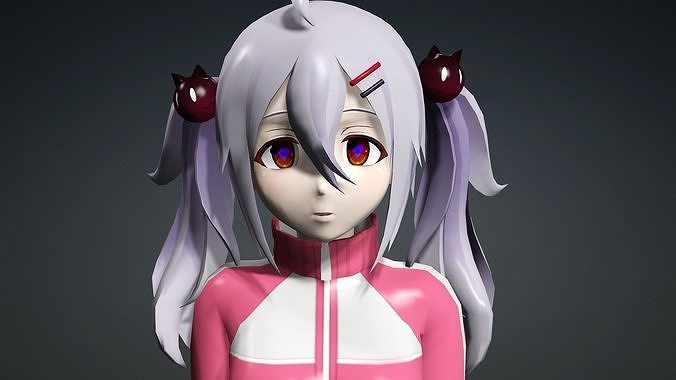 3D model GAL GUN 2 Chiru 3d Character VR / AR / low-poly | CGTrader