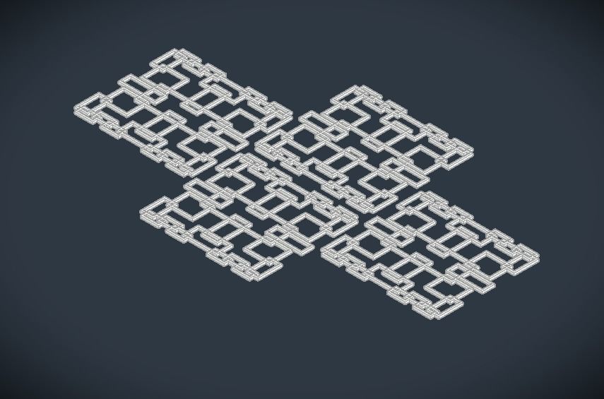 Wall Decor Squares 3D model 3D printable | CGTrader