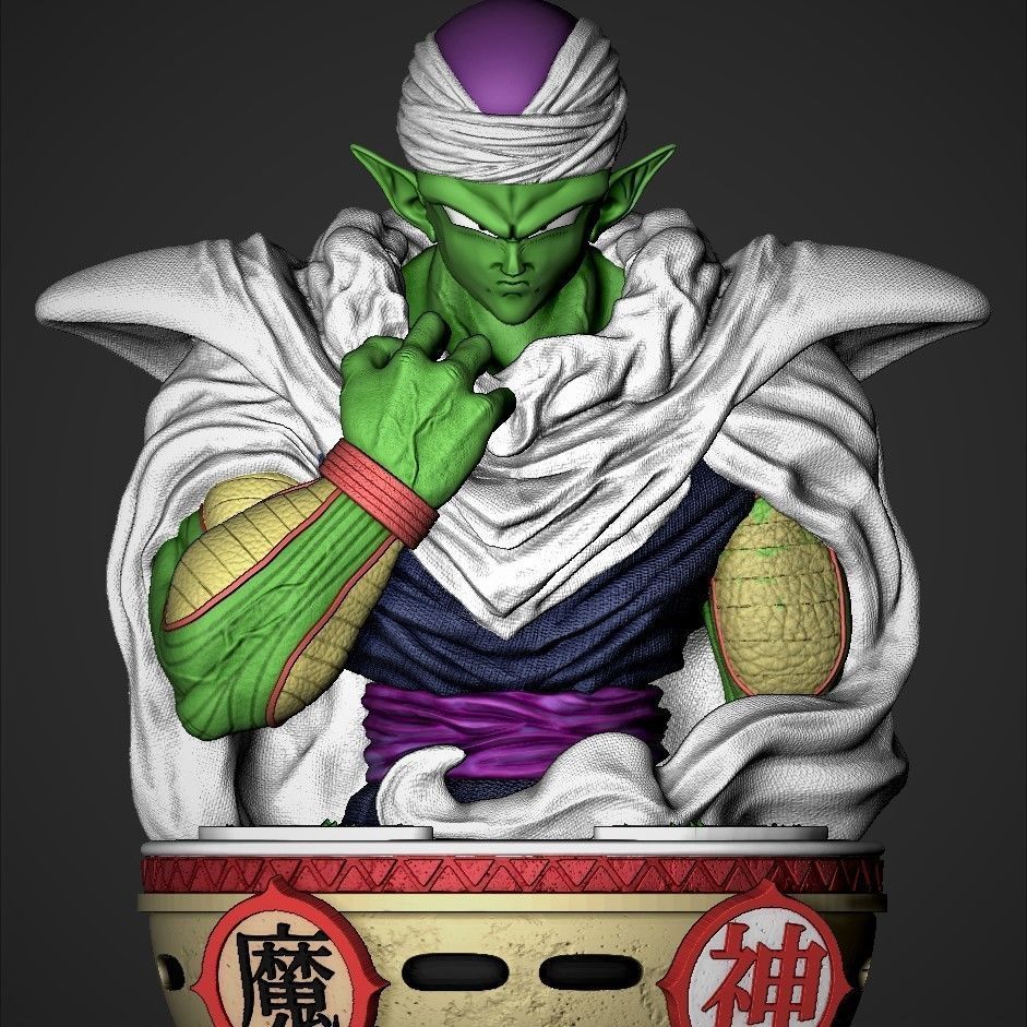 Piccolo Bust 3D model 3D printable | CGTrader