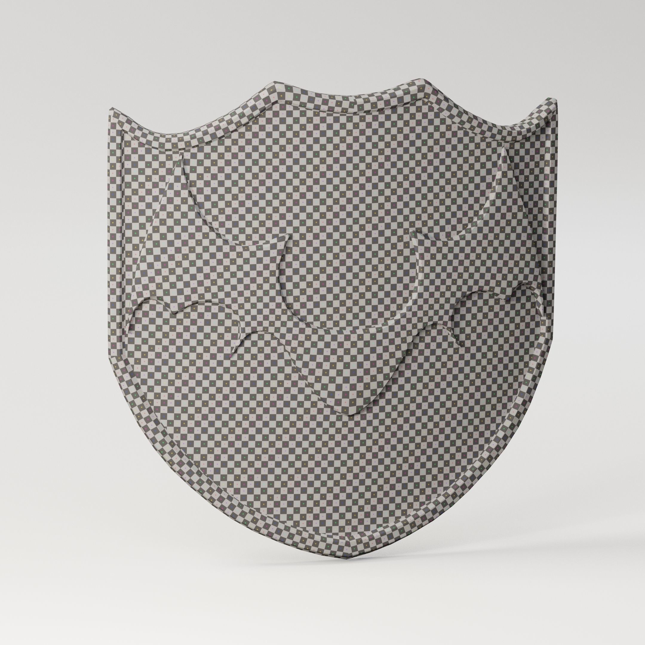 3D model Bat Shield VR / AR / low-poly | CGTrader