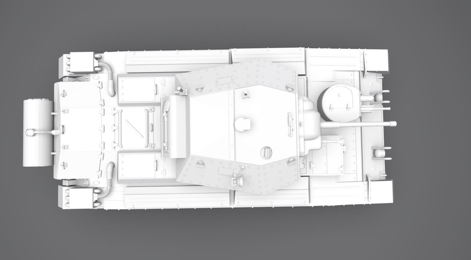 Crusader Mk2 Scale model 3D model 3D printable | CGTrader