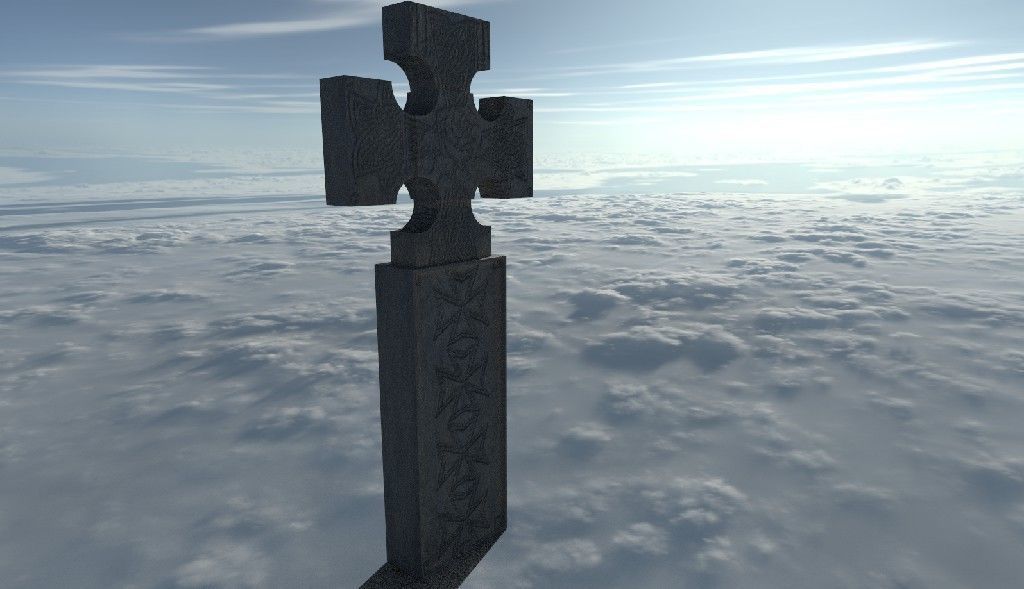 3D model Viking Cross VR / AR / low-poly | CGTrader