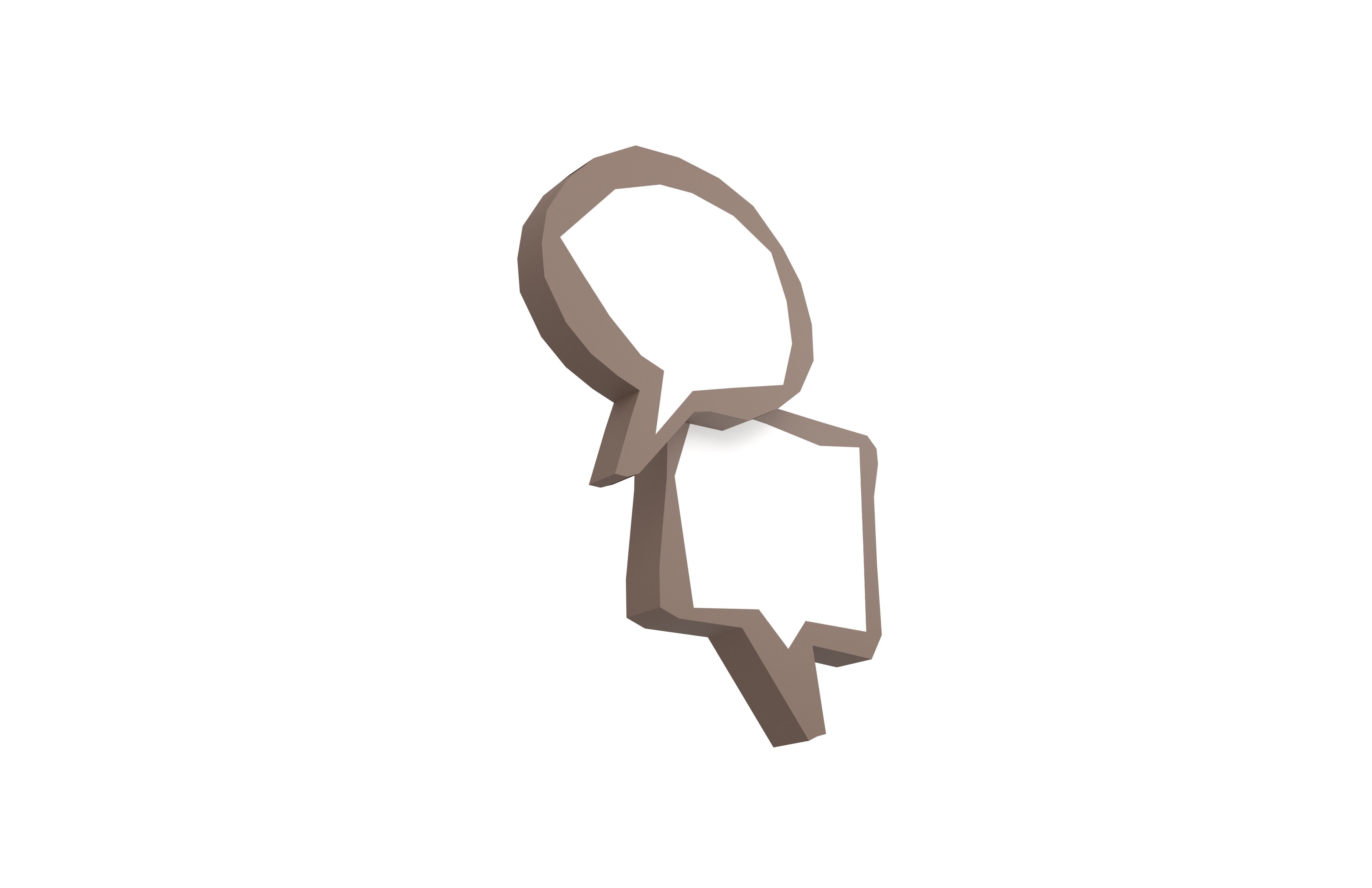 3D model Speech Balloon v17 003 VR / AR / low-poly | CGTrader