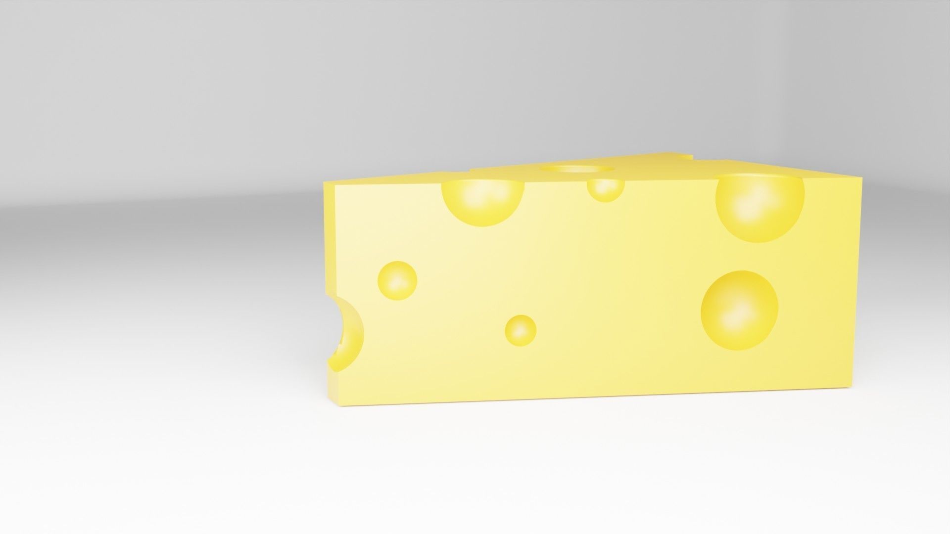 Cheese 3D model piece of 3D model | CGTrader