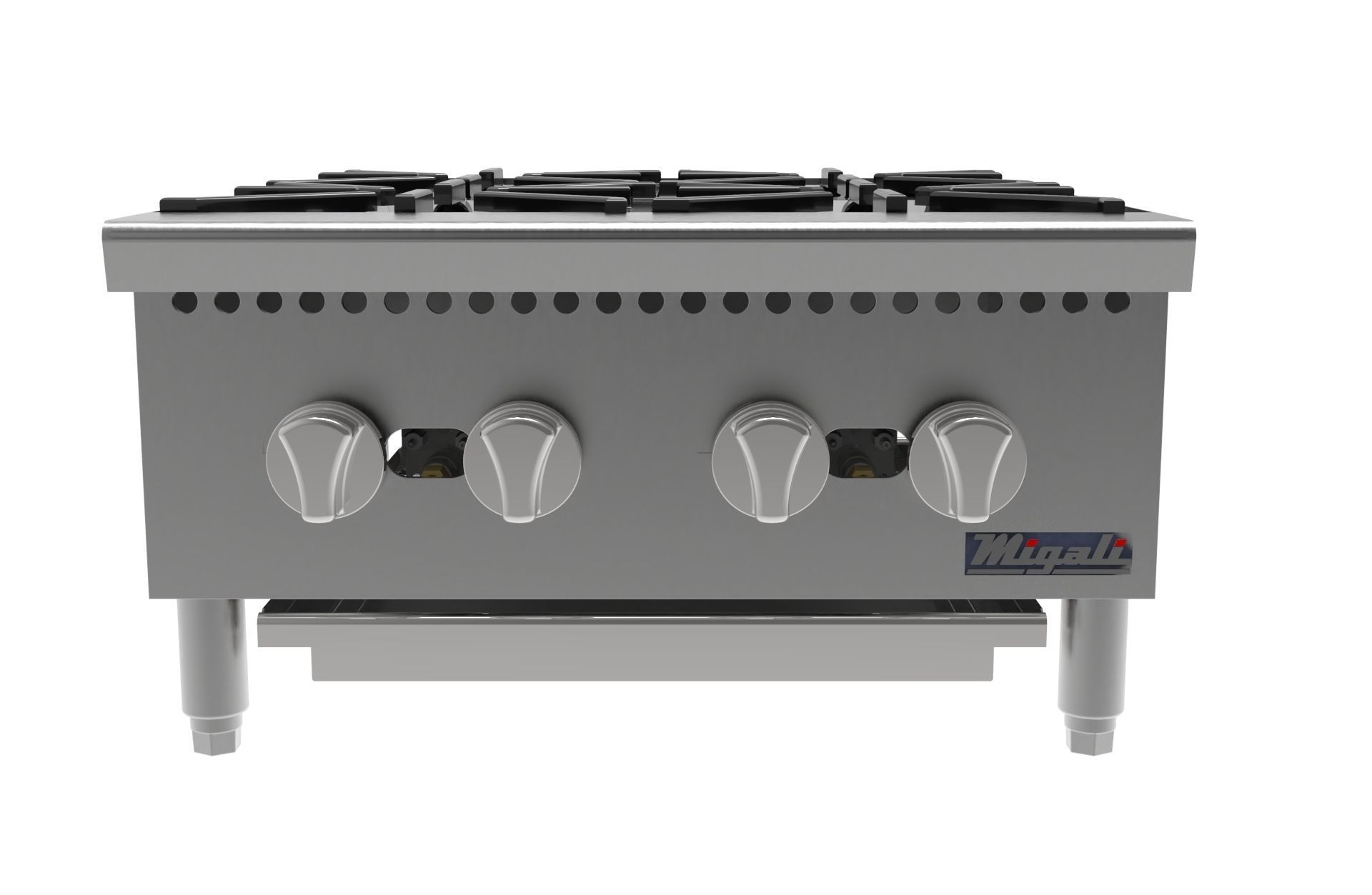 3D model 4 Burner Hot Plate VR / AR / low-poly | CGTrader