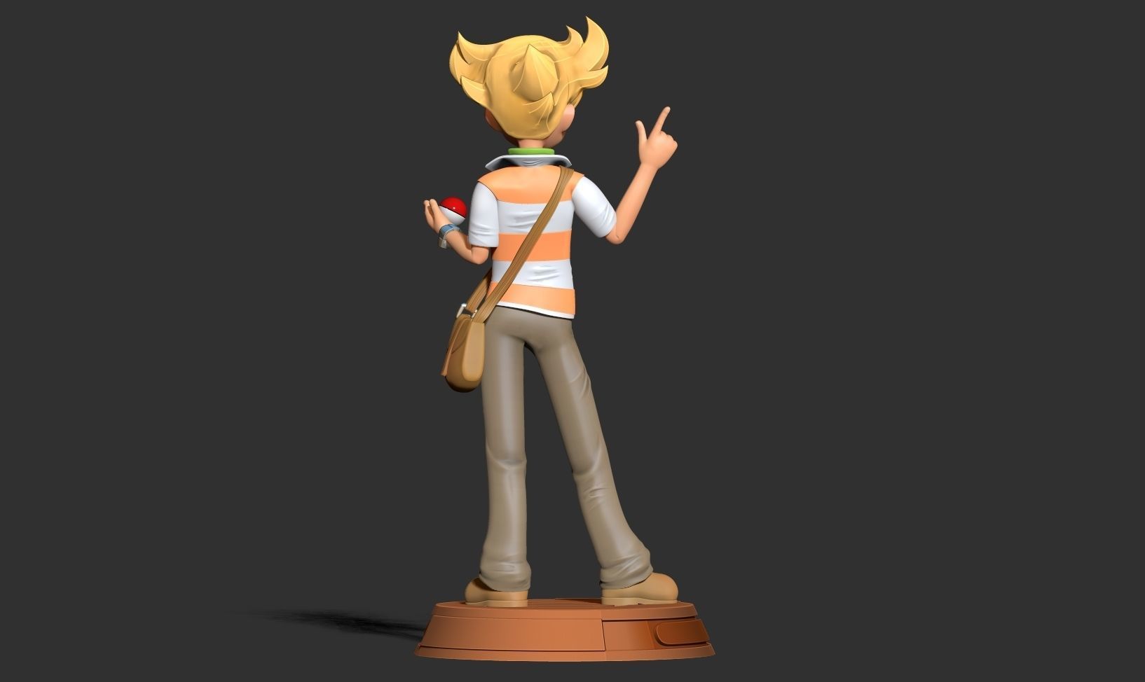 Barry - Pokemon Fanart free 3D model 3D printable | CGTrader