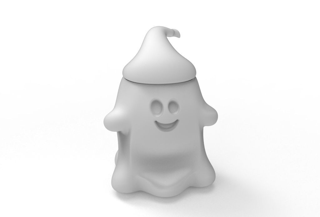 ghost container 3D model 3D printable | CGTrader