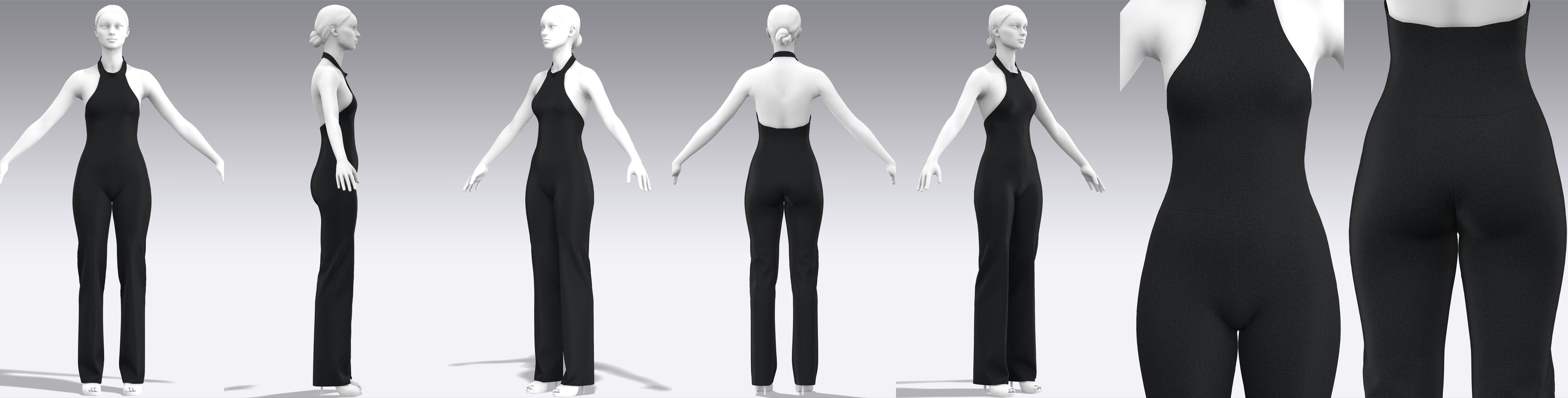 Dress Outfits MD CLO 3D zprj project files 3D model 3D model | CGTrader