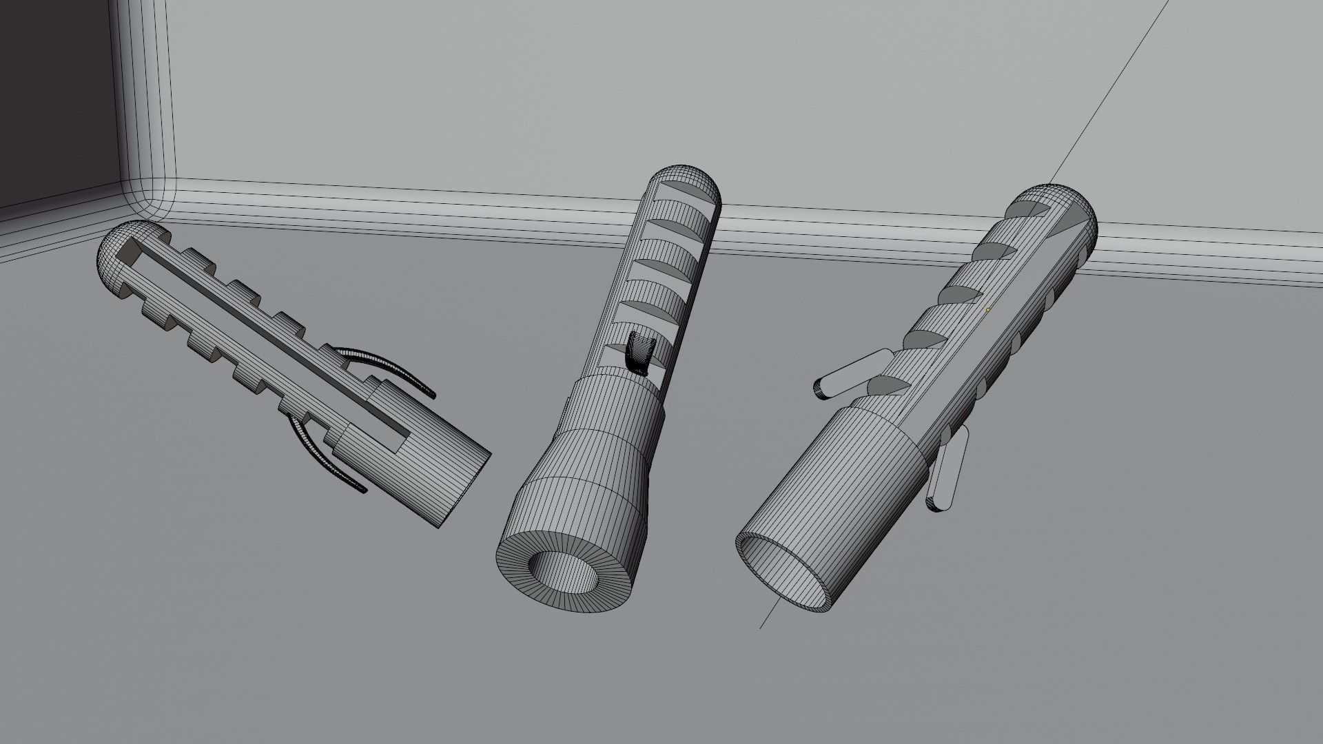 Wall Plug Dowel Screw 3d Model 3d Model Cgtrader