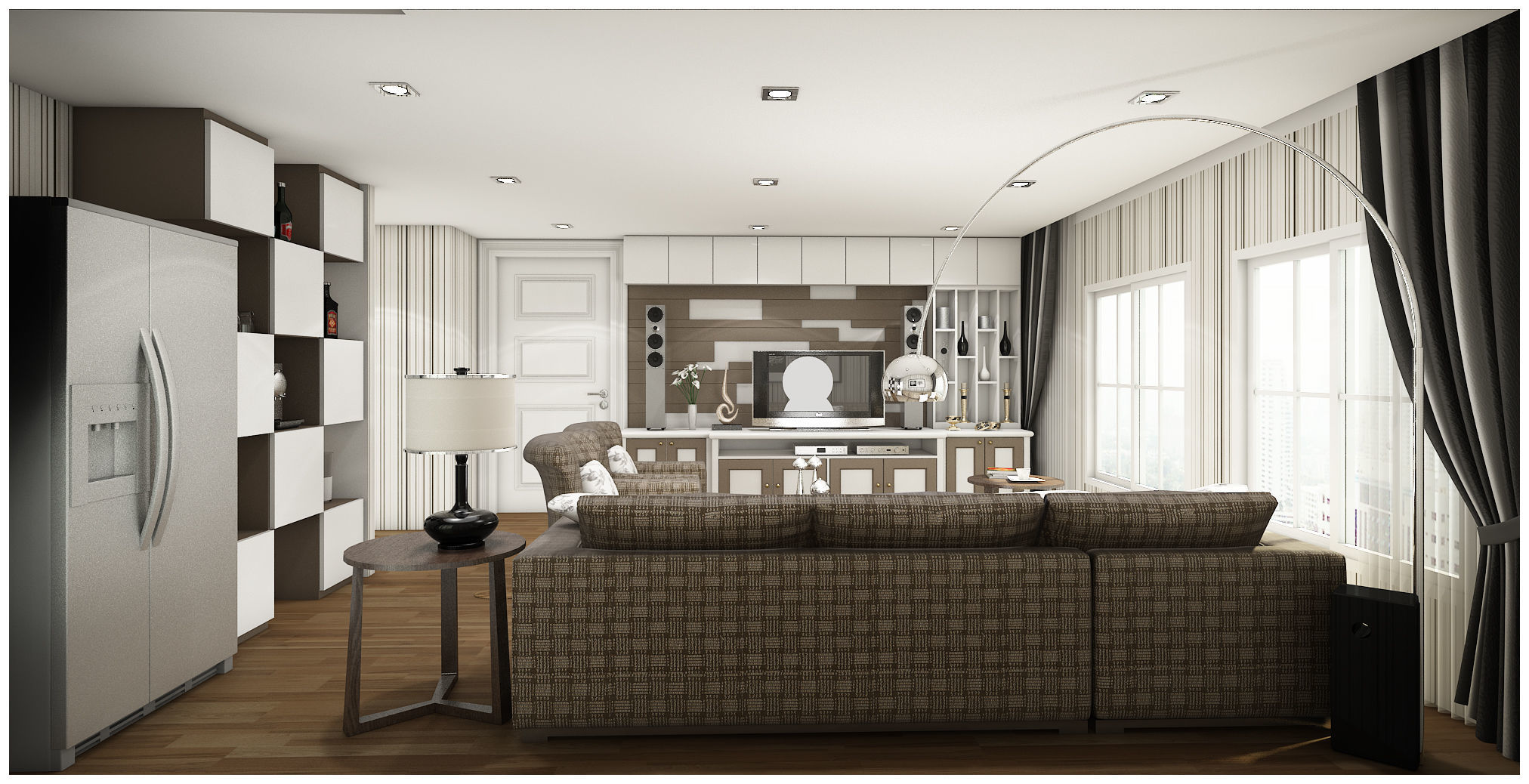 Living condo 3D model | CGTrader