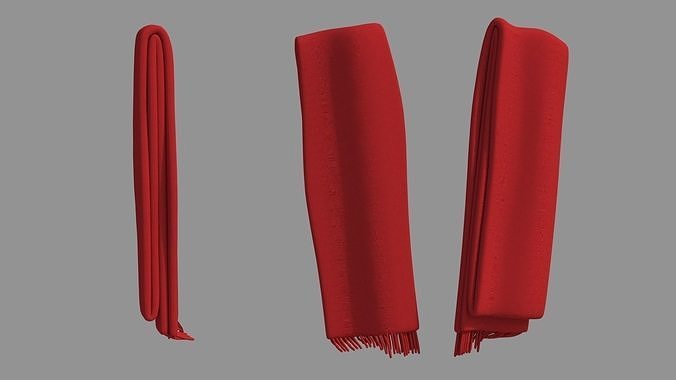 3D model Scarf VR / AR / low-poly | CGTrader