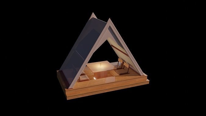 3D model Dinner party tents VR / AR / low-poly | CGTrader