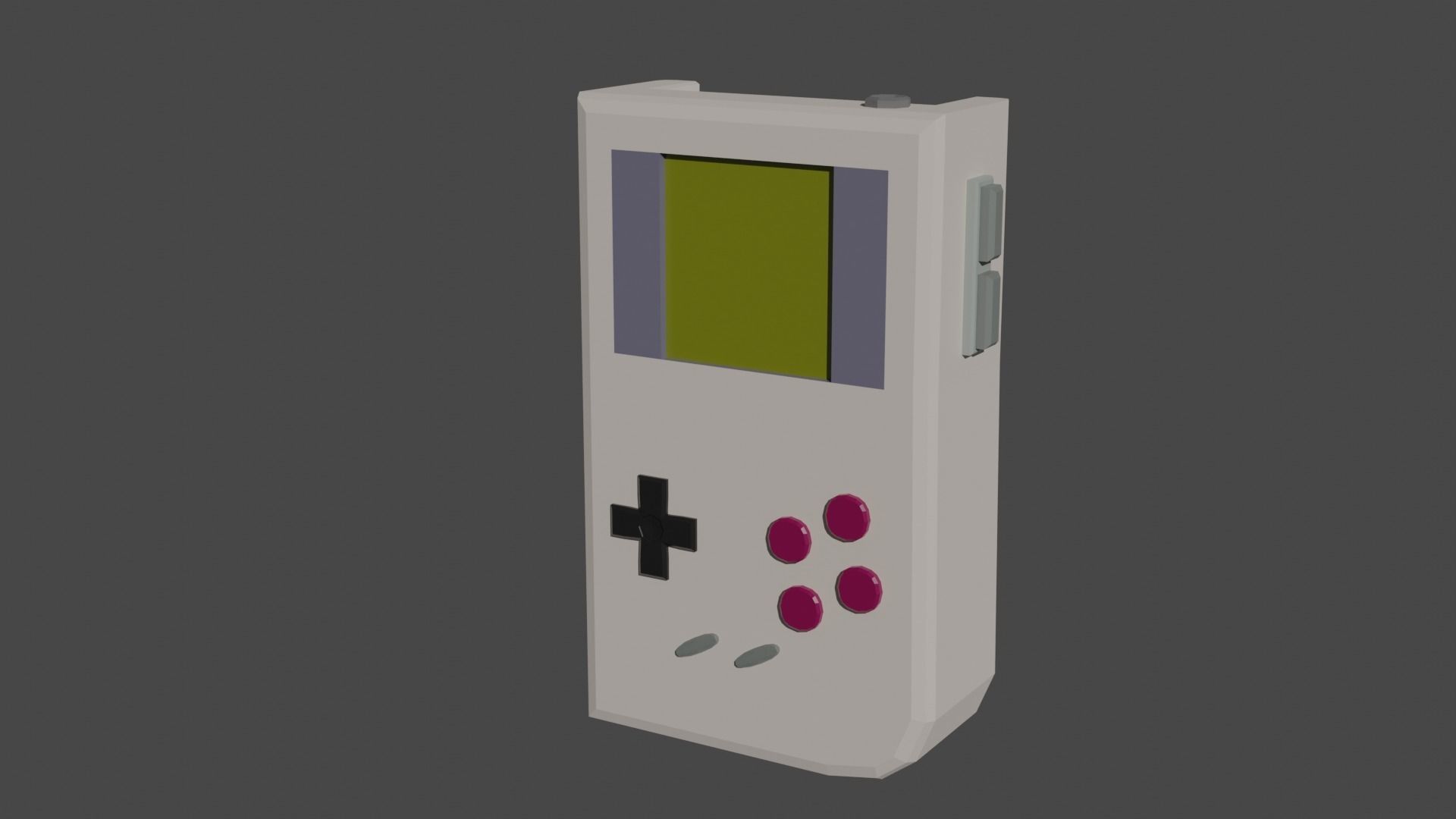 two simple gameboy models 3D model | CGTrader