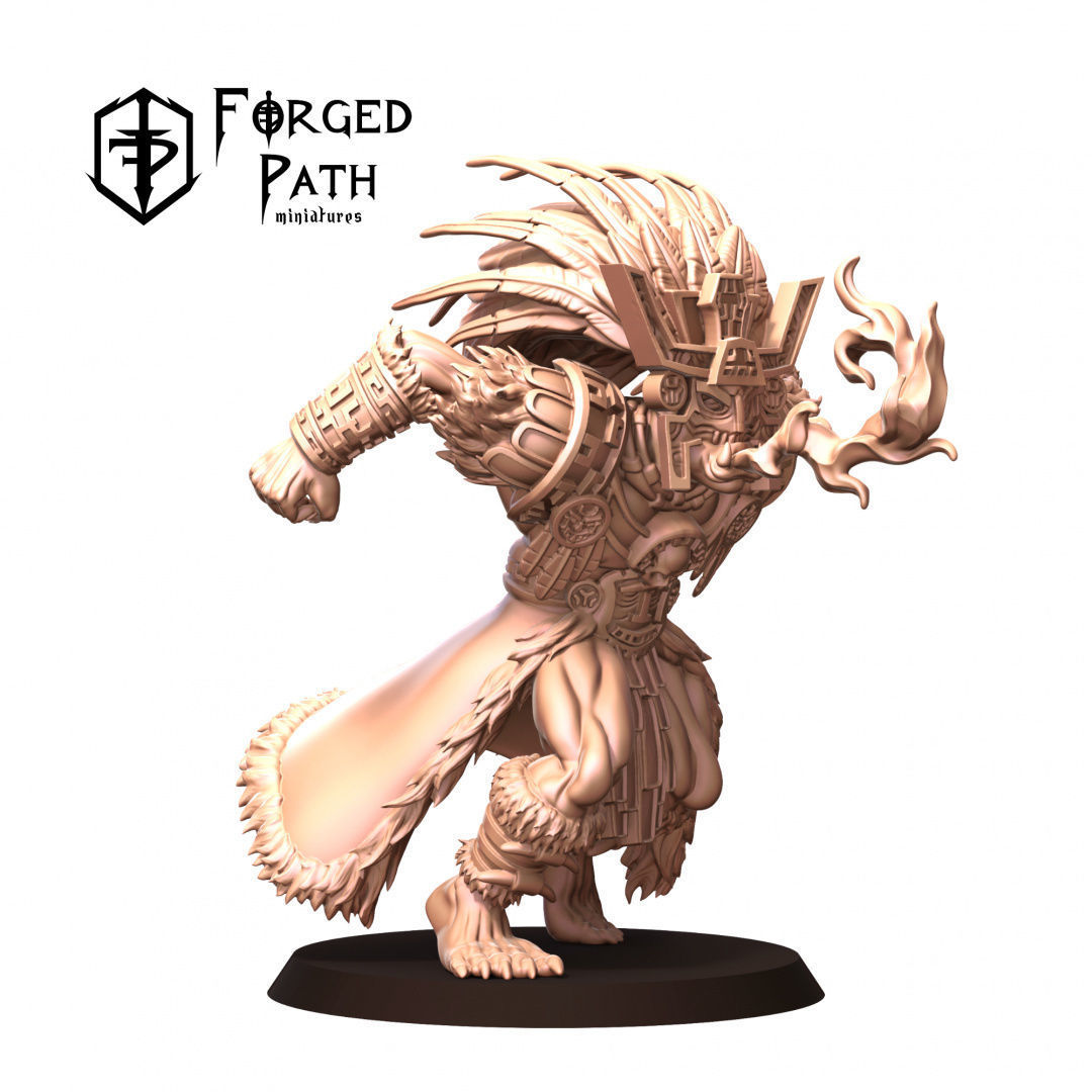 Orc Fire Breathing Shaman 3D model 3D printable | CGTrader