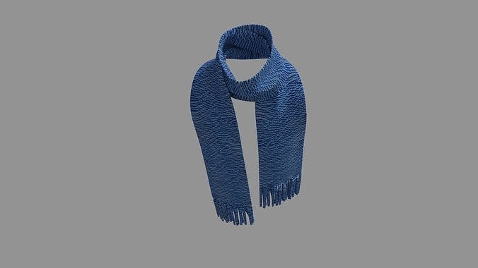 3D model Scarf VR / AR / low-poly | CGTrader