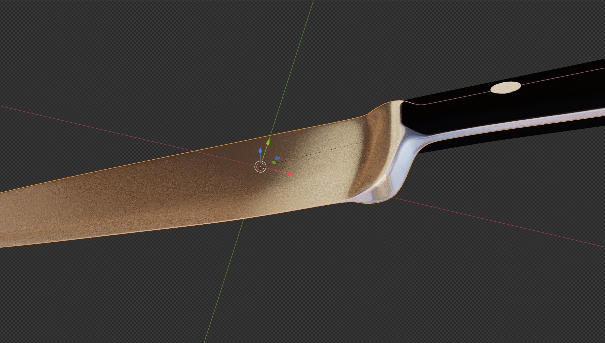 Superior Kitchen Knife 3D model | CGTrader