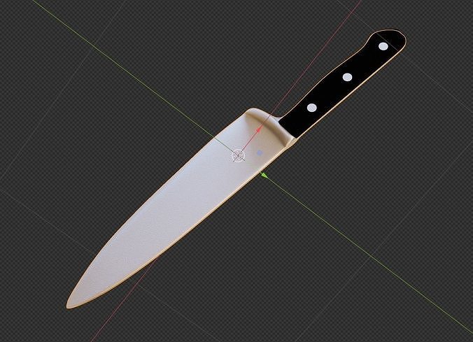 Superior Kitchen Knife 3D model | CGTrader