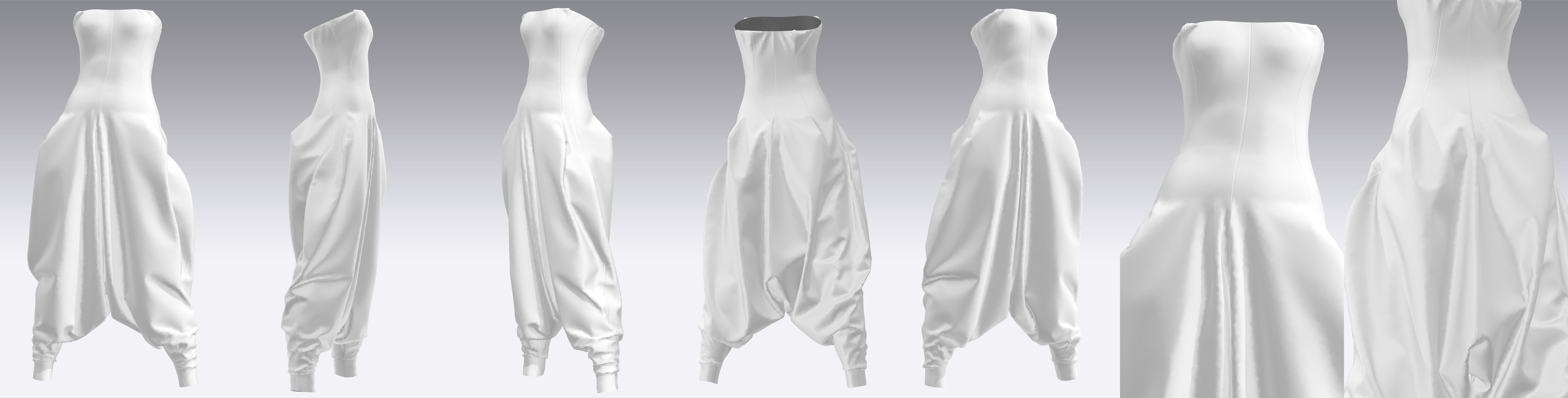 Dress Outfits MD CLO 3D zprj project files 3D model | CGTrader