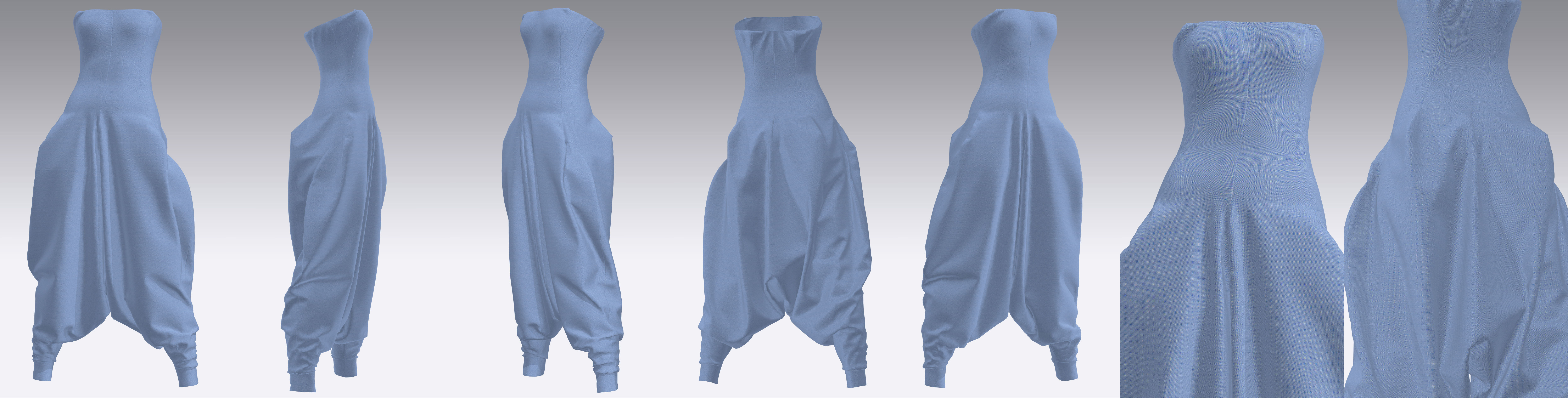 Dress Outfits MD CLO 3D zprj project files 3D model | CGTrader