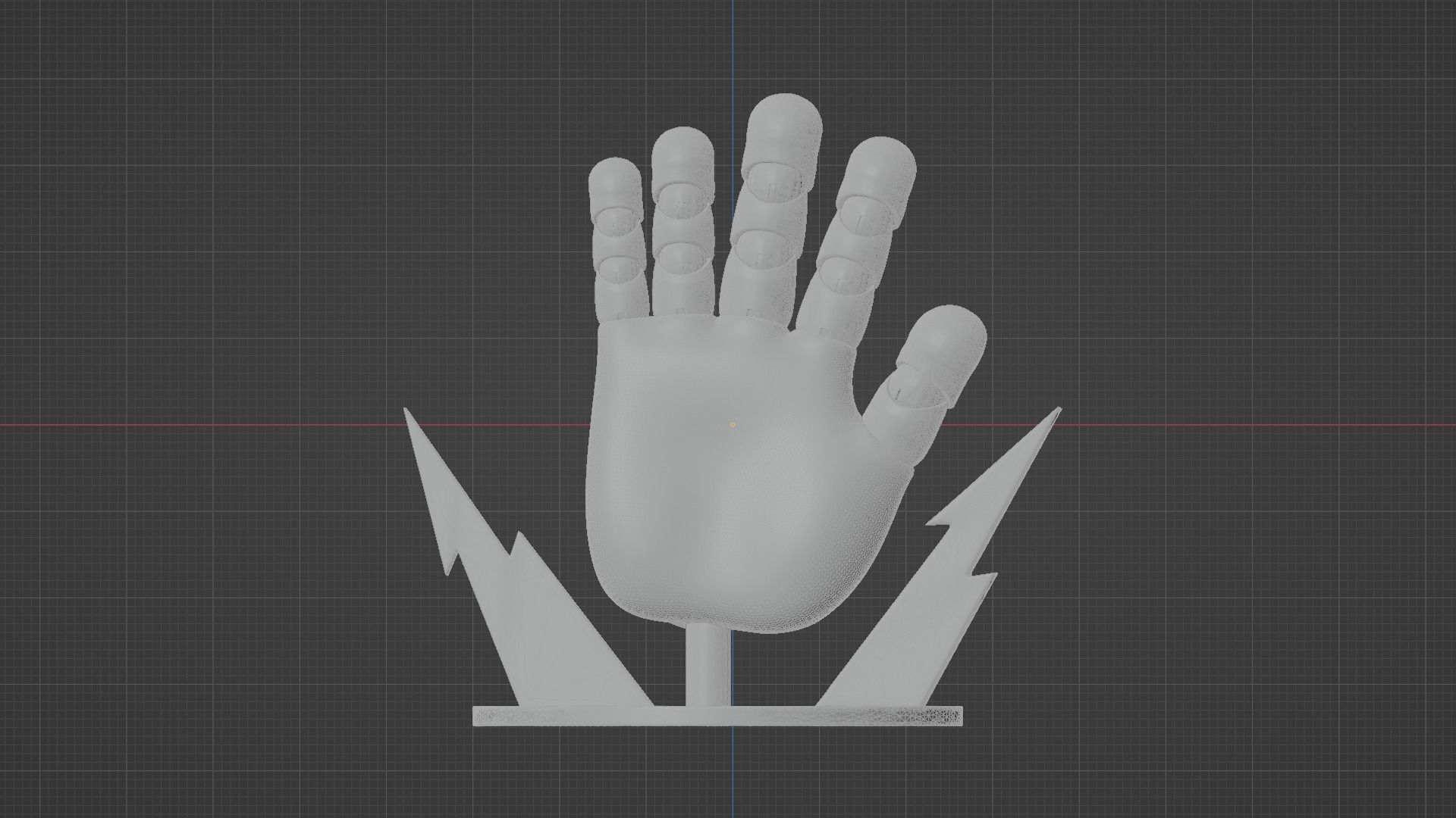 Poppy playtime Green hand trophy fan made 3d print model 3D model 3D ...