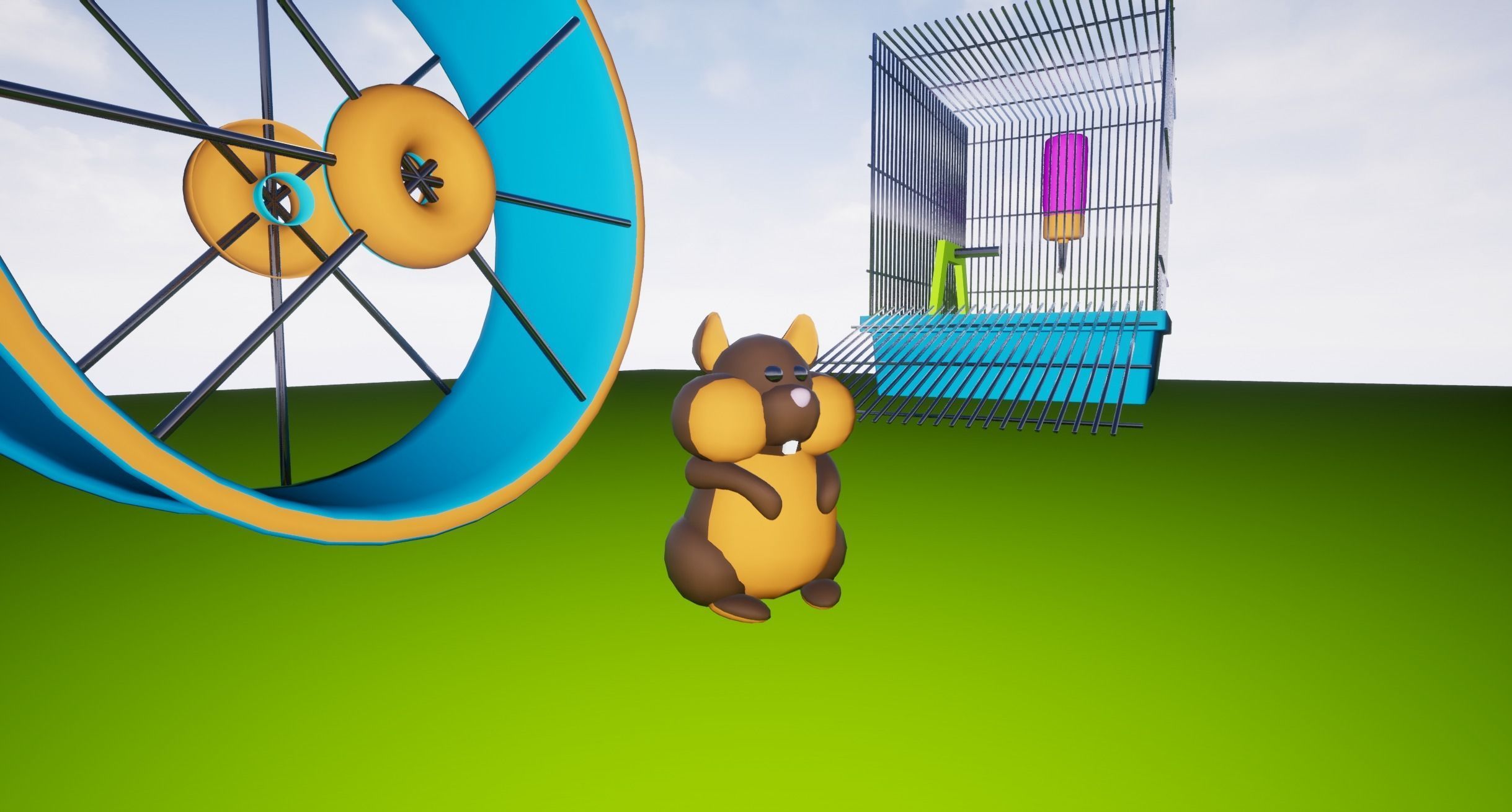 3D model Hamster Character for Unreal Engine VR / AR / low-poly | CGTrader