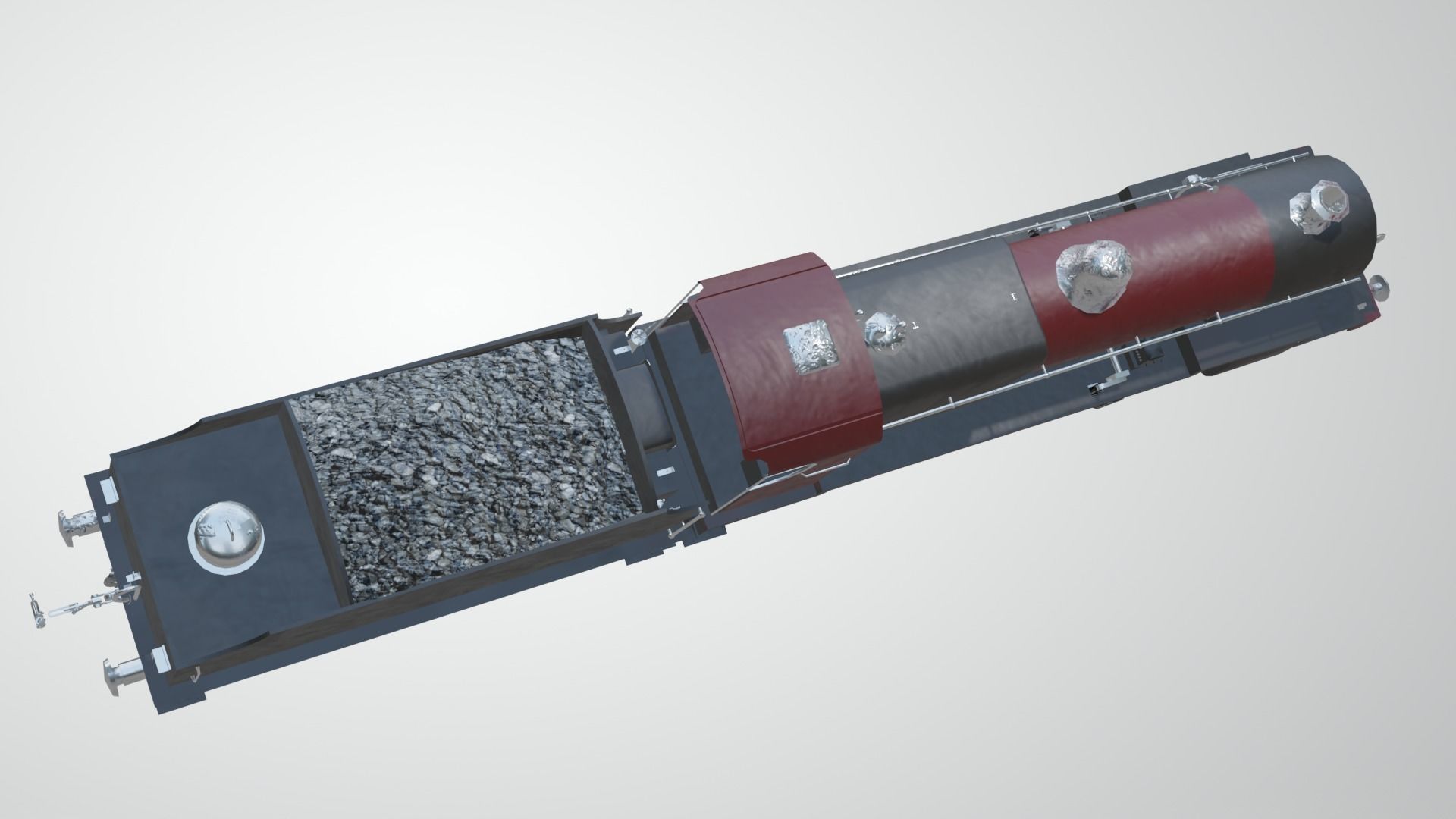 3D model Train - Steam Locomotive VR / AR / low-poly | CGTrader
