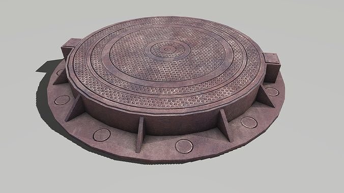 3D model Manhole VR / AR / low-poly | CGTrader