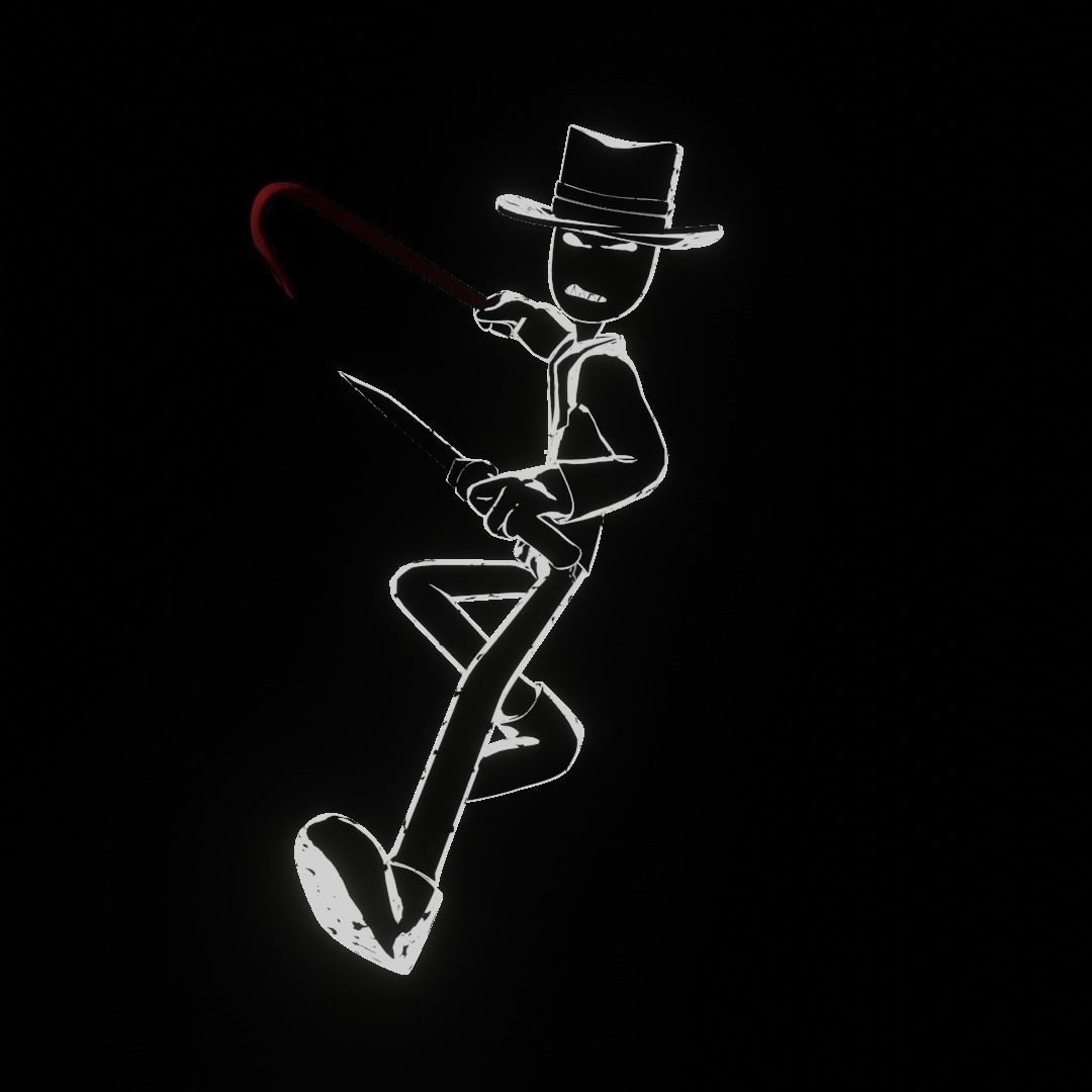 Spades Slick Free 3D Model free 3D model rigged | CGTrader