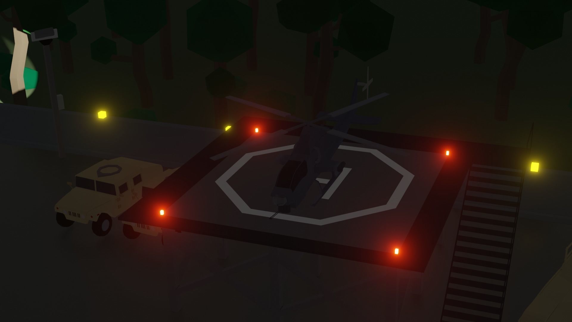 3D model Military Base Low Poly VR / AR / low-poly | CGTrader