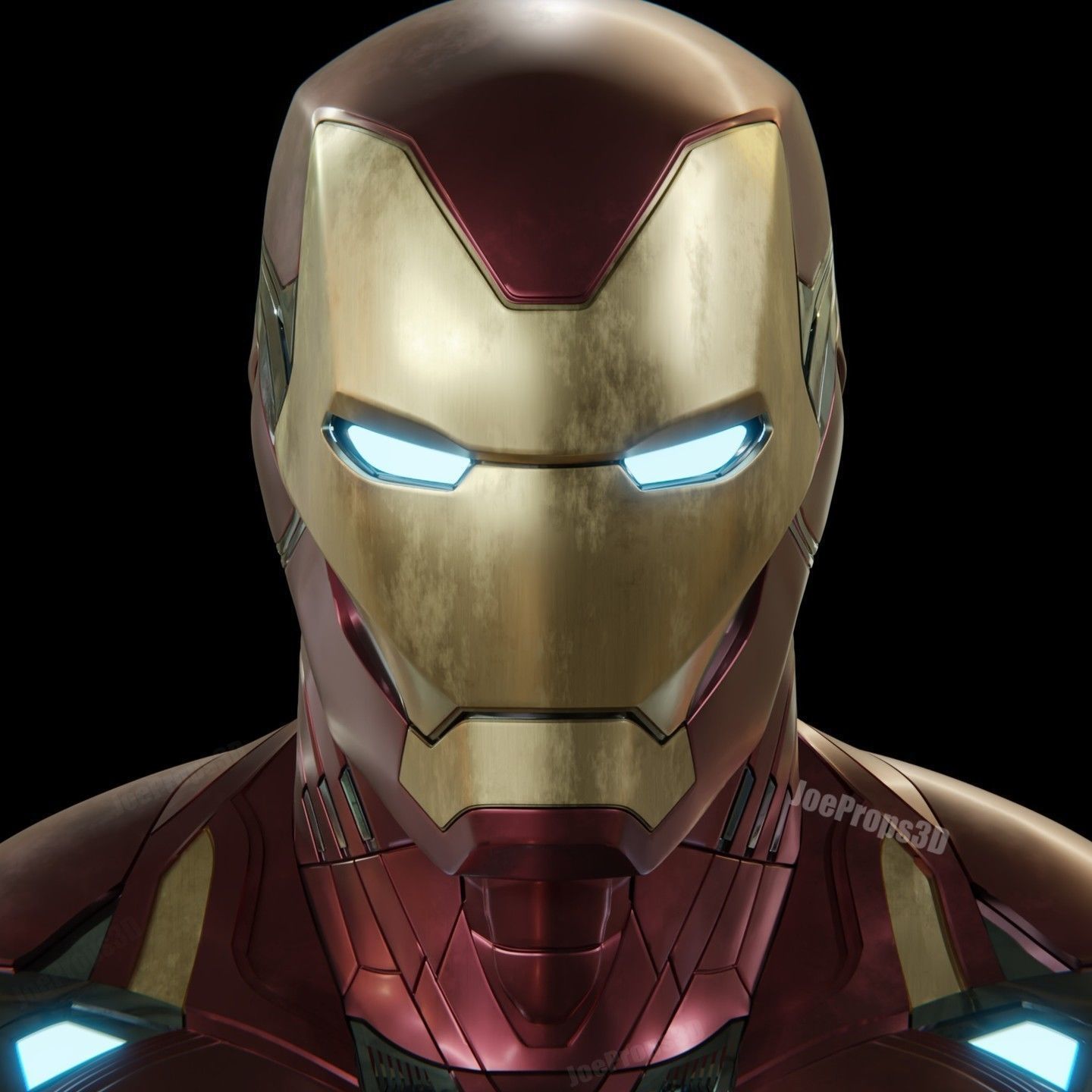 FREE Highly Accurate Iron Man Mark 85 Bust STL Avengers Endgame free 3D ...