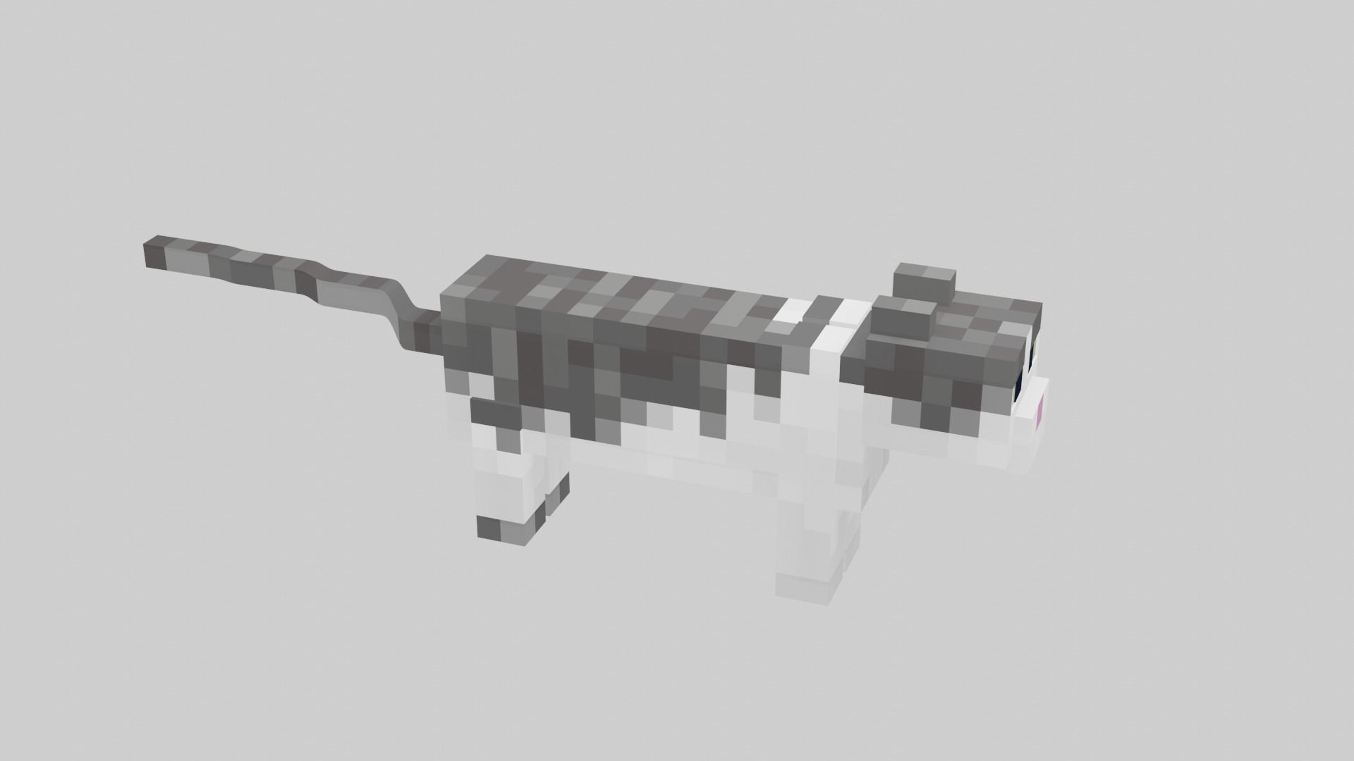 3D model Minecraft Cat VR / AR / low-poly | CGTrader