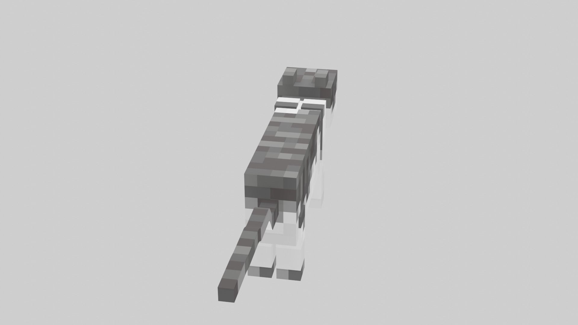 3D model Minecraft Cat VR / AR / low-poly | CGTrader