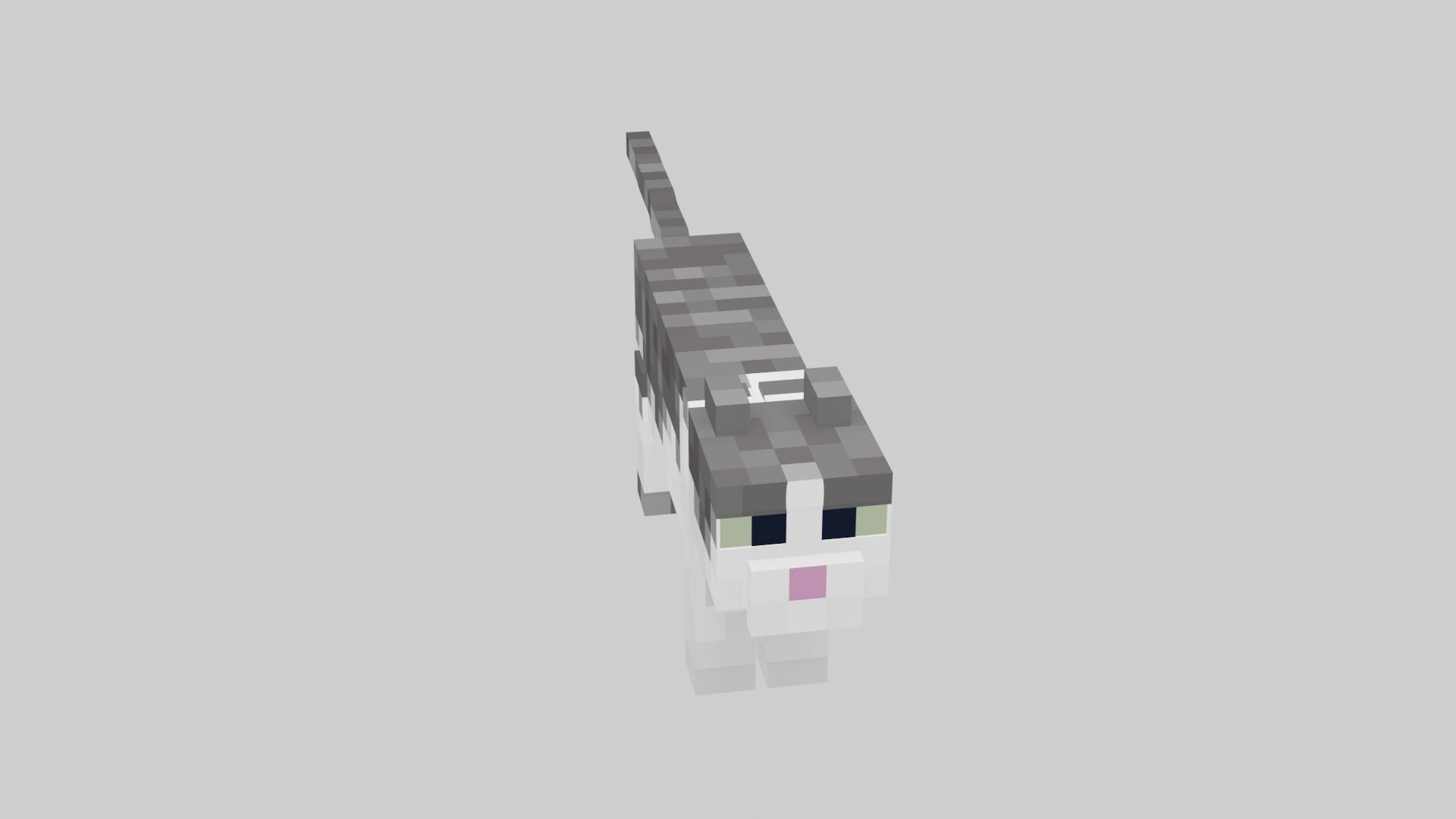 3D model Minecraft Cat VR / AR / low-poly | CGTrader