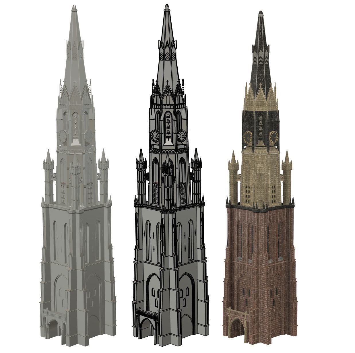 Nieuwe Kerk van Delft 3D model | CGTrader