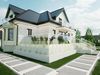 classic modern house with fence archicad and twinmotion file 3D model ...