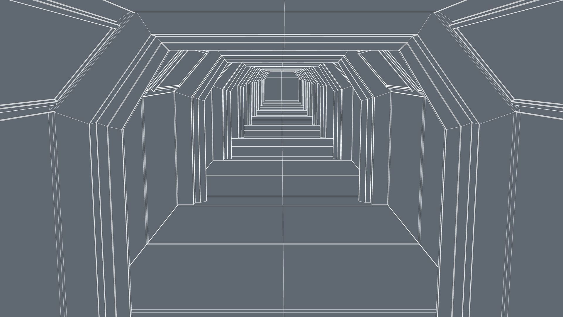 Sci Fi Corridor 3D model | CGTrader