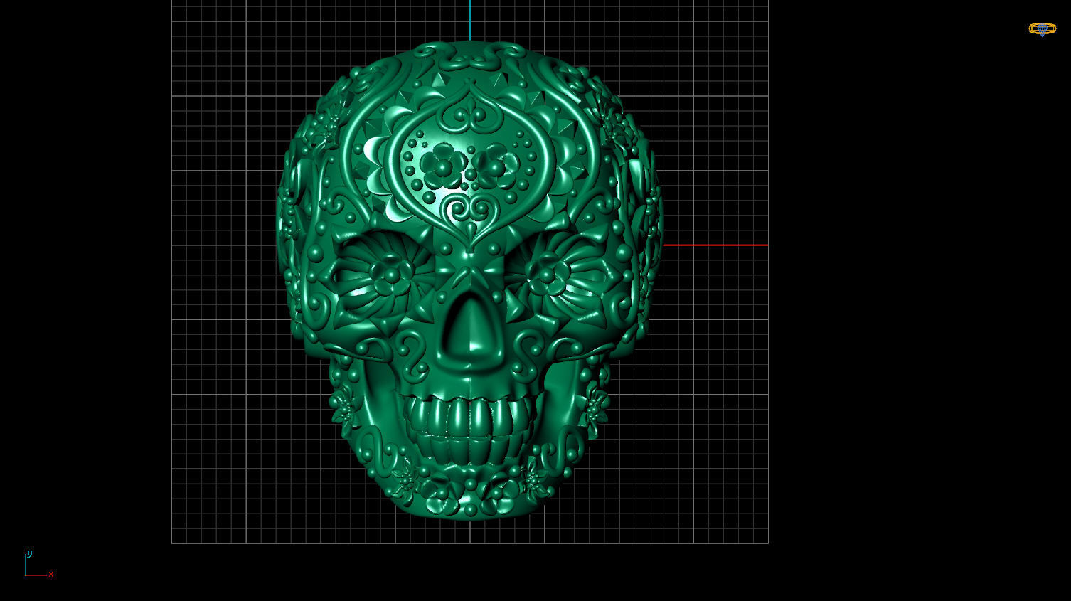 RINGS SKULLCAP 3D model 3D printable | CGTrader